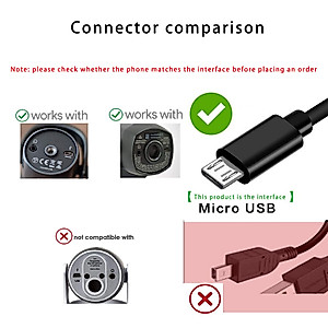 10FT Micro USB Charging Cable Cord for Samsung Galaxy Note 4 5, Tab A,E 8.0,S2,Tab 3 4 10.1 9.7 8.0 7.0 10.1, SM-T280 350 580 113 377 560 713 230 530 Tablet, Note 4 5, S7 S6 J7 J3 Micro USB Power Cord