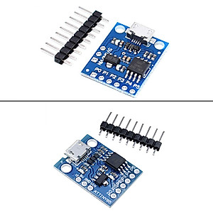 Ximimark 2Pcs Digispark Kickstarter Mini ATTINY85 USB Development Board Module for Arduino IDE 1.00