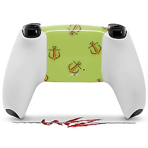 WraptorSkinz Skin Wrap compatible with Sony PS5 DualSense Controller Anchors Away Sage Green (CONTROLLER NOT INCLUDED)