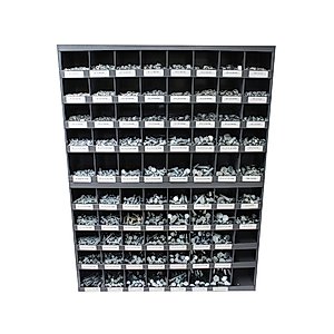 5170 Piece Grade 5 USS Coarse Thread Bin Kit with Two (2) 40 Hole Bins