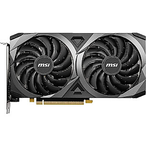 MSI GeForce RTX 3060 DirectX 12 Ultimate RTX 3060 VENTUS 2X 12G OC 12GB 192-Bit GDDR6 PCI Express 4.0 HDCP Ready Video Card