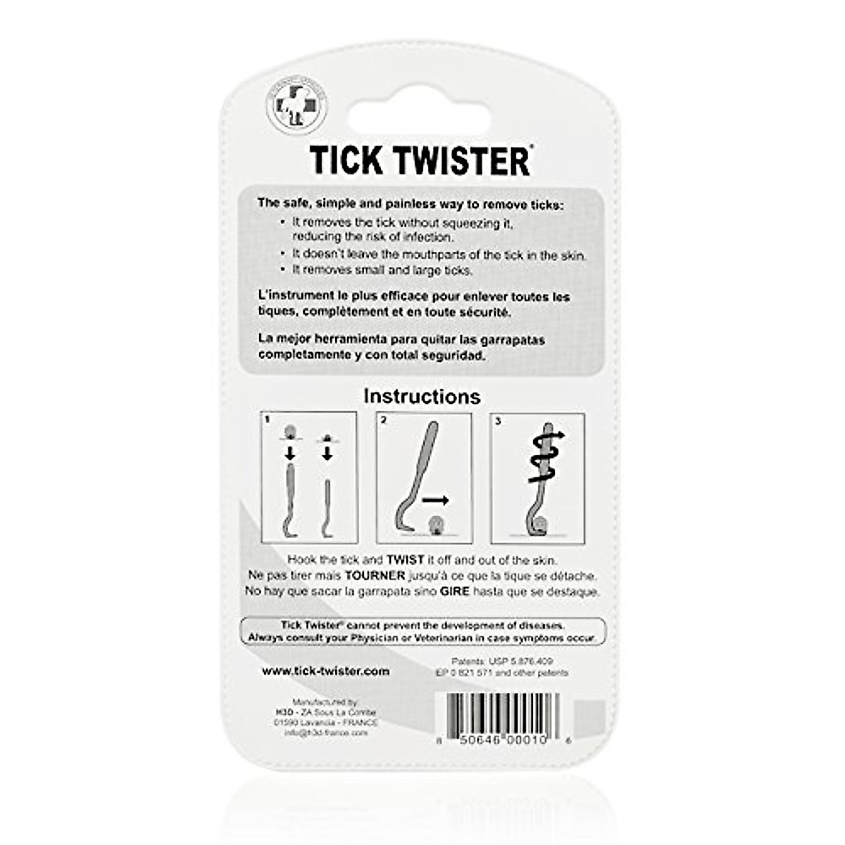 Tick Twister Remover Small and Large Set Display Pack (9 Pack)