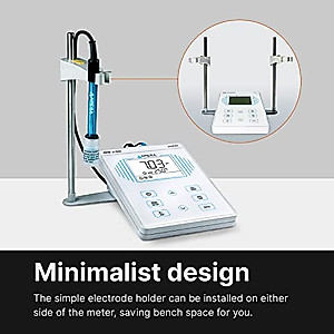 Apera Instruments, LLC-AI501 PH700 Benchtop Lab pH Meter, 0.01 pH Accuracy, 1-3 Points Auto Calibration, 3-in-1 pH/Temp. Electrode