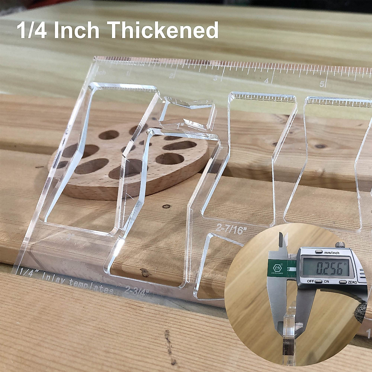 Hecfu 8 in 1 Router Template for Woodworking, Router Jig Bowtie Template, Bowtie Router Template Jig Kit, Butterfly Inlay Template Decorative