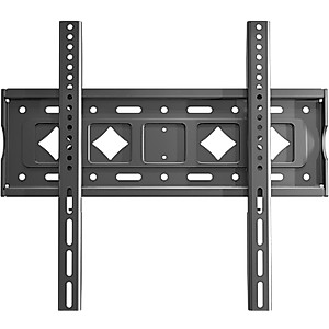 TV Wall Mount Bracket Fixed for Most 26”-65” LED, OLED 4K Flat Screen TVs, Low Profile TV Mount Holds up to 132lbs VESA 400X400mm - Fits 16” Studs - Space Saving by Nuyoah