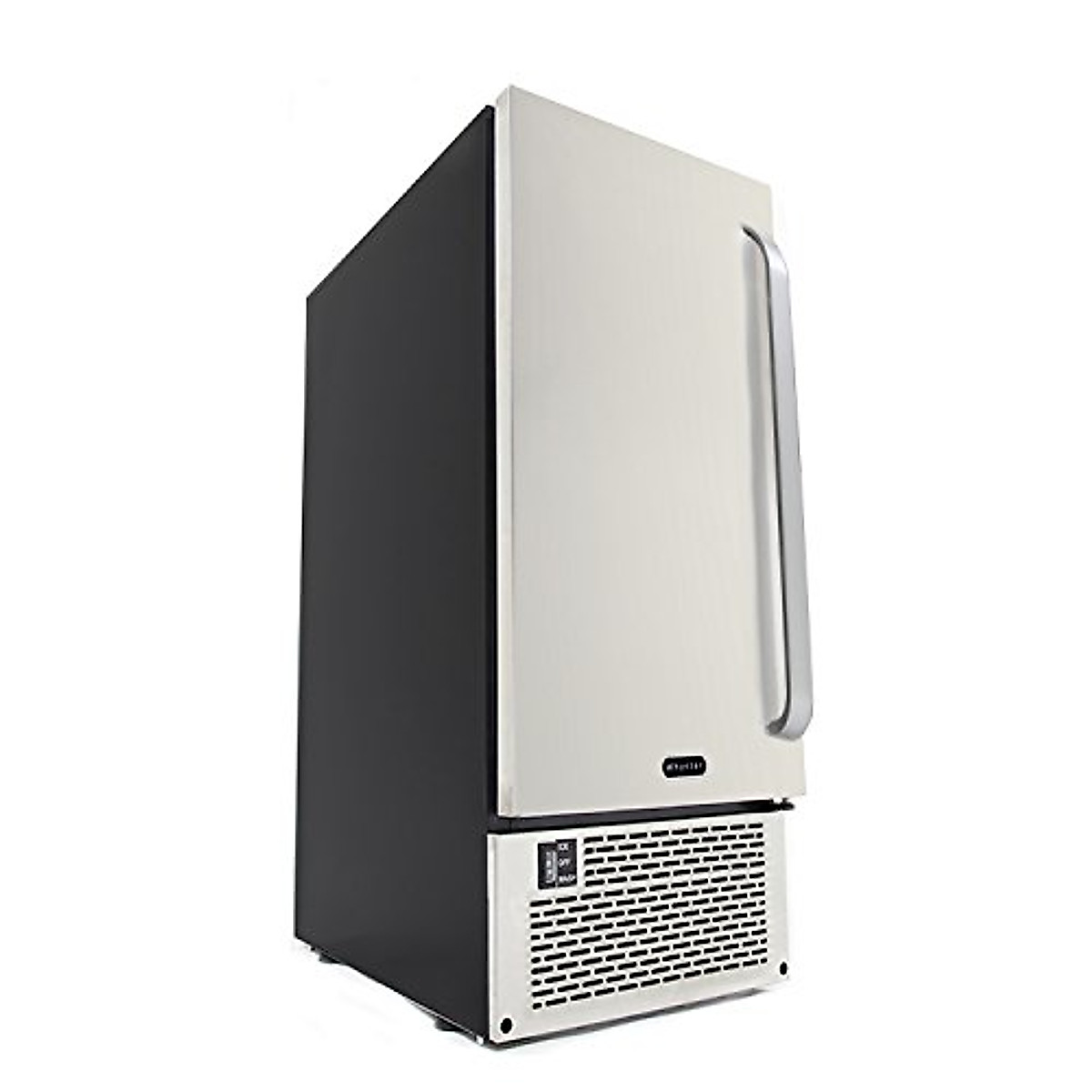 Whynter UIM-502SS Built-in/Freestanding Maker-50lb Capacity Clear Cube Ice Makers, One Size, Stainless Steel/Black