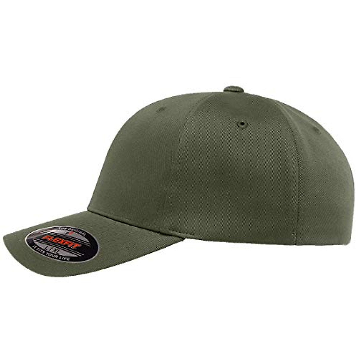 1960-63 Ford Falcon Hardtop Outline Design Flexfit 6277 Athletic Baseball Fitted Hat Cap Olive L/XL