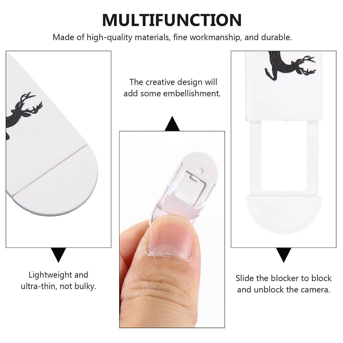 Mobestech 6 Pcs Camera Cover Laptops Webcam Cover Slider Webcam Cover Slide for Computer Webcam Cover Slide for Tablet Webcam Cover Slide for Desktop Gp02 Slideshow Flat