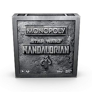 Monopoly: Star Wars The Mandalorian Edition Board Game, Protect The Child (Baby Yoda) from Imperial Enemies