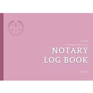 Notary Log Book: A Journal to Record Notarial Act for Notaries and Signing Agents. Easy to Use. With Thumb Print and Numbered Page. (Pink Cover)