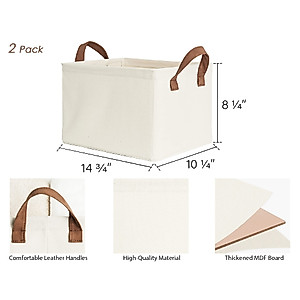 StorageWorks 2-Pack Narrow Storage Bins with 2-Pack Rectangle Storage Bins