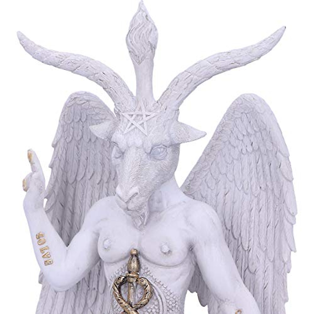 Nemesis Now B5260S0 Dark Lord 26cm White Baphomet Figurine
