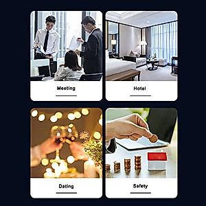 Anti Spy Detector,Hidden Camera Detectors, Bug Detector, Wireless Signal Infrared Scanner Camera Finder Tool, Bug Sweeper, Privacy Protector, for Home Office Hotel Bathroom, Gifts for Women Men