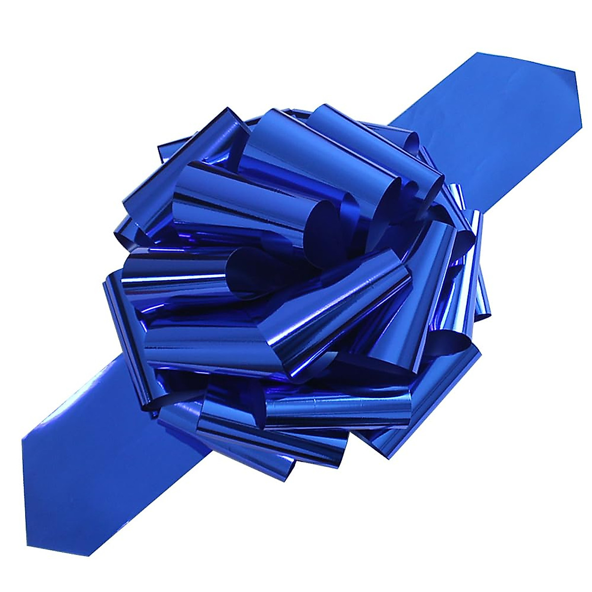 1 pcs Giant Bow,Large Gift Bow,12 "Metal Giant Bow Suitable for Bicycles,Household appliances,Christmas, Parties,and Large Bow Decorations on Dining Tables (Blue)