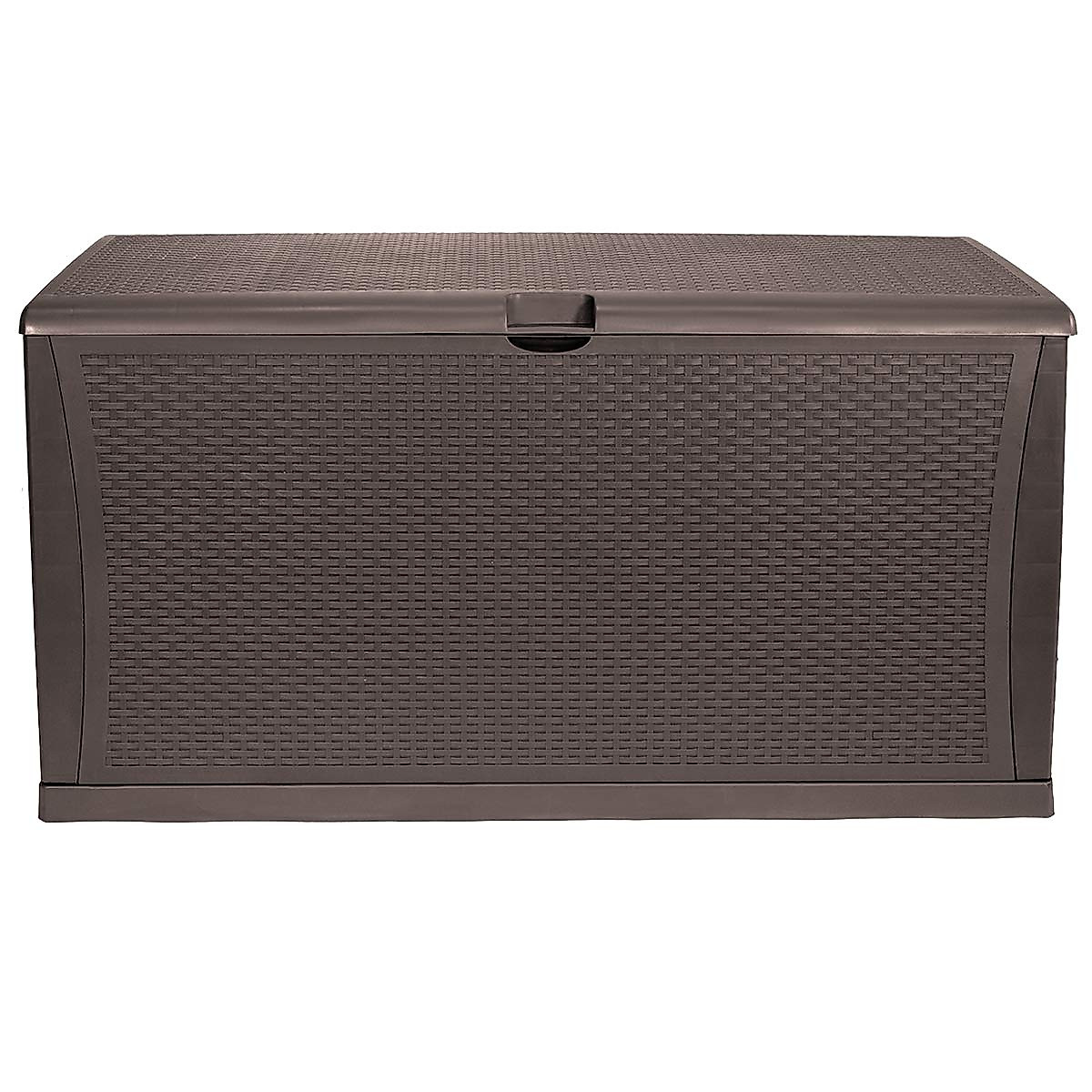 Barton Deck Box 120 Gallon Outdoor Patio Storage Bench Shed Cabinet Container Furniture Pools Yard Tools Porch Backyard