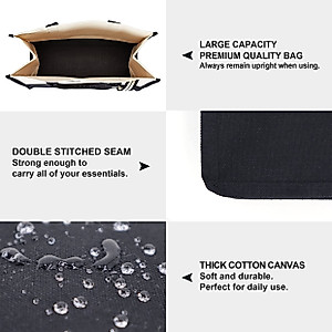 Encoink Mom Christmas Gifts, Mom Gifts- Canvas Tote Bag for Mom- Gifts for Mom from Daughter, Son, Mom Birthday Gifts, Mother Gifts, Mother Birthday Gifts