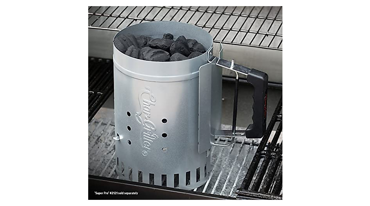 Char-Griller Chimney Starter - Fast & Easy Grilling