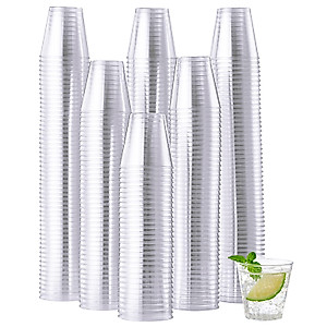 JOLLY CHEF 1000 Plastic Shot Glasses-1.5 oz Disposable Cups-1.5 Ounce Plastic Shot Cups Perfect for Weddings Halloween, Thanksgiving, Christmas Party