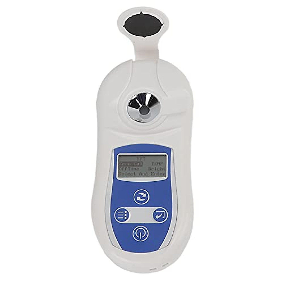 Brixmeter Refractometer 0-53% for Measuring Sugar Content in Fruit Honey Maple Syrup Sugar Beverages 0.1% Accuracy