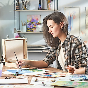 ARTEZA Gouache Paint, Set of 12, Earth Tones, 0.4 US fl oz Gouache Paint Tubes, Opaque Gouache Set for Canvas and Paper