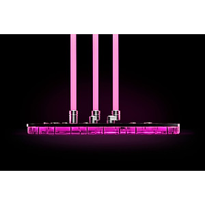 EKWB EK-Quantum Torque Rotary Offset Adapter Fitting, 7mm, Satin Titanium