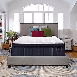 Stearns and Foster Estate, 15-Inch Luxury Firm Euro Pillowtop Mattress, Full, Hand Built in the USA