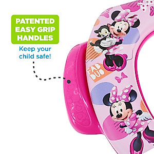 Disney Minnie Mouse "Fab Duo" Soft Potty Seat and Potty Training Seat - Soft Cushion, Baby Potty Training, Safe, Easy to Clean