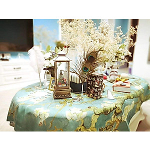 SpyShop Peacock Feather Pen Quill Ink Pen Set- Antique Feather Writing Dip Ink Pent Handmade Heart-Shaped Pen Holder Writing Dip Pen Calligraphy Gift Set