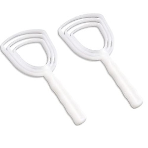 Wreero Bone Dust Scraper Meat Scraper Bone Dust Bone Scraper Professional Bone Dust Scraper Meat Scraper (2 Pieces) Square