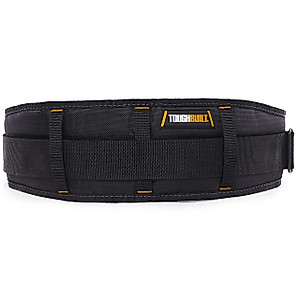 ToughBuilt - Padded Work Belt - Heavy Duty, Deluxe Premium Quality, Durable - Adjustable Size - (TB-43A)