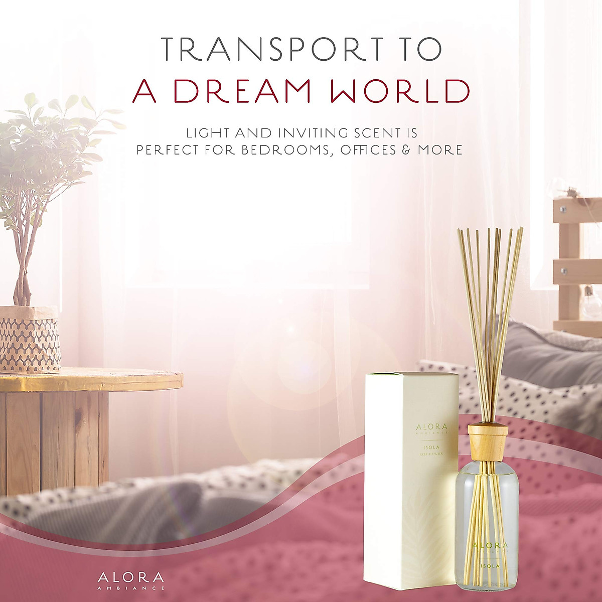 Isola Reed Diffuser 16oz diffuser by Alora Ambiance
