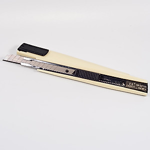 AHCHAY 2pcs Utility Knife 9mm 60 Degree Foil Blade Cutter Snap Off Retractable Wrap Gift Box Paper Wallpaper Craft Abs Anti-slip Handle Auto Lock Cutter