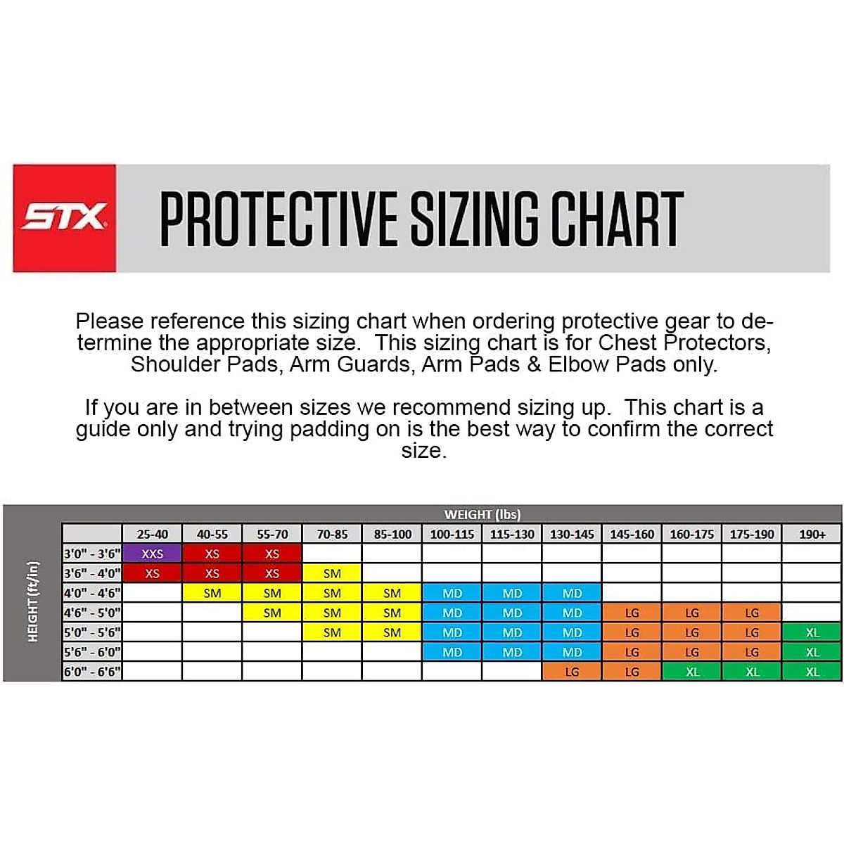 STX Lacrosse Stallion 75 Shoulder Pad, Black, Medium