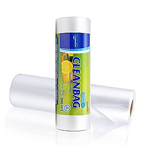 CLEANWRAP Food Storage Roll Bags (6.69 * 9.84-200 PCS) | Food Plastic Bags, Mini Plastic Bags, Plastic Bread Bags, Roll Plastic Bags, Plastic Produce Bag