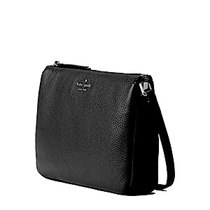 Kate Spade New York Triple Gusset Crossbody, Black