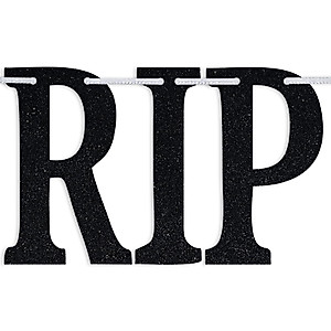 Rip Single Life Banner, Bride or Groom to Be, From Miss to Mrs, Tomorrow We Do, Glittery Funny Rude Bachelorette Party Decorations Supplies