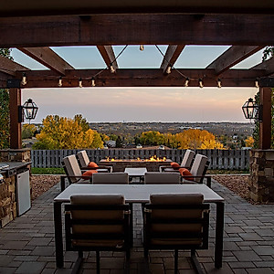 Romasaty 10-Pack ST35 Light Bulbs Replacement Edison Clear Bulbs -5 Watts C7/E12 Screw Base for Indoor/Outdoor Patio String Lights