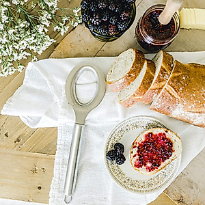 DOUGHTY - Dough Kneading & Mixing Tool - Stainless Steel Hand Mixer - Ideal for Thick Sticky Doughs - Great Bread Kneading Tool & Danish Dough Whisk Alternative - Gift Box Included