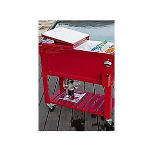 Permasteel PS-203F1-RED Furniture Cooler, Red