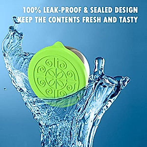 Stainless Steel Condiment Containers with Lids, 4 x1.7 oz Salad Dressing Container To Go, Leakproof Reusable Sauce Container with Silicone Lids, Small Dipping Sauce Cups for Lunch Box Picnic Travel