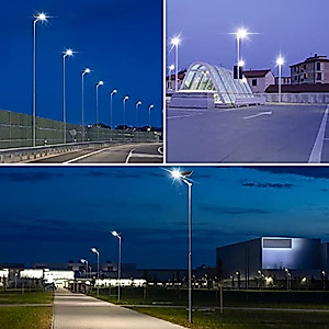 Juyace 400W Solar Street Lights Outdoor, Light Sensor Dusk to Dawn 30000Lm 6000K Super Bright LED Solar Flood Light with Remote, IP67 Waterproof for Yard Parking Lot Street & Area Lighting.