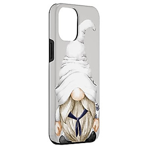 iPhone 13 Pro Max Cute Patriotic Gnome In White Outfit For Women & Veteran Case