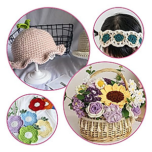 4 mm Crochet Hook, Ergonomic Handle for Arthritic Hands, Extra Long  Knitting Needles for Beginners and Crocheting Yarn (4 mm)