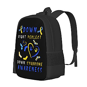 Down Syndrome Awareness Classical Basic Travel Backpack Fashion Backpack Large Capacity Laptop Backpacks Lightweight College Bookbag Adjustable Shoulder Strap Daypack