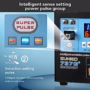 Battery Welding Machine, 0.35mm Automatic Induction Pulse Spot Welder,Portable Pulse Welding Machine for Battery Pack, Battery Spot Welder and Soldering Station