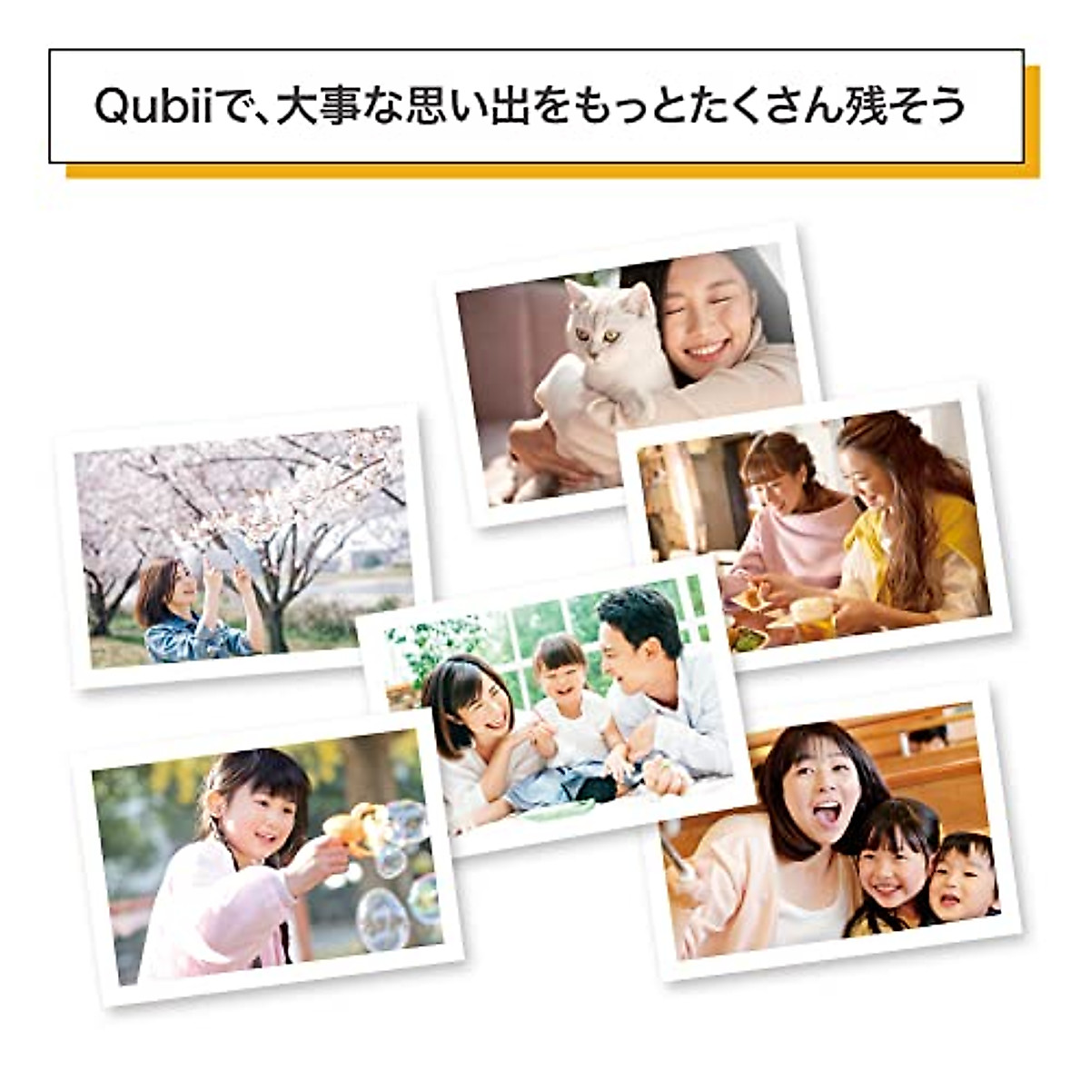 Qubii Photo Storage Device , Auto Backup Photos & Videos, Photo Stick for iPhone [128GB - Pink]