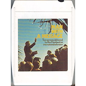 REX HUMBARD: Man With a Message - 2 Sermons on International TV 8 Track Tape