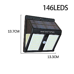 TANGIST LED Solar Light 1pcs LED Solar Power Light Control Wall Light 6 LED Outdoor Waterproof Energy Saving Street Yard Path Home Garden Security Lamp Garden Yard Lawn