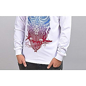 Sweatshirt for Men Thenlian Men's Autumn Casual 3D Print Hip Hop Long Sleeve Pullover Sweatshirt Top Blouse(White, L)