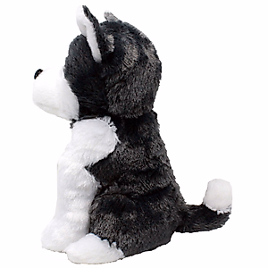 Shelter Pets: Oakland The Dog - 10" Siberian Husky Malamute Plush Toy Stuffed Animals - Based on Real-Life Adopted Pets - Benefiting The Animal Shelters They were Adopted from